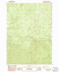 Hi-Res Interactive Map of Mount Butler, Curry County, OR in 1986 | Pastmaps